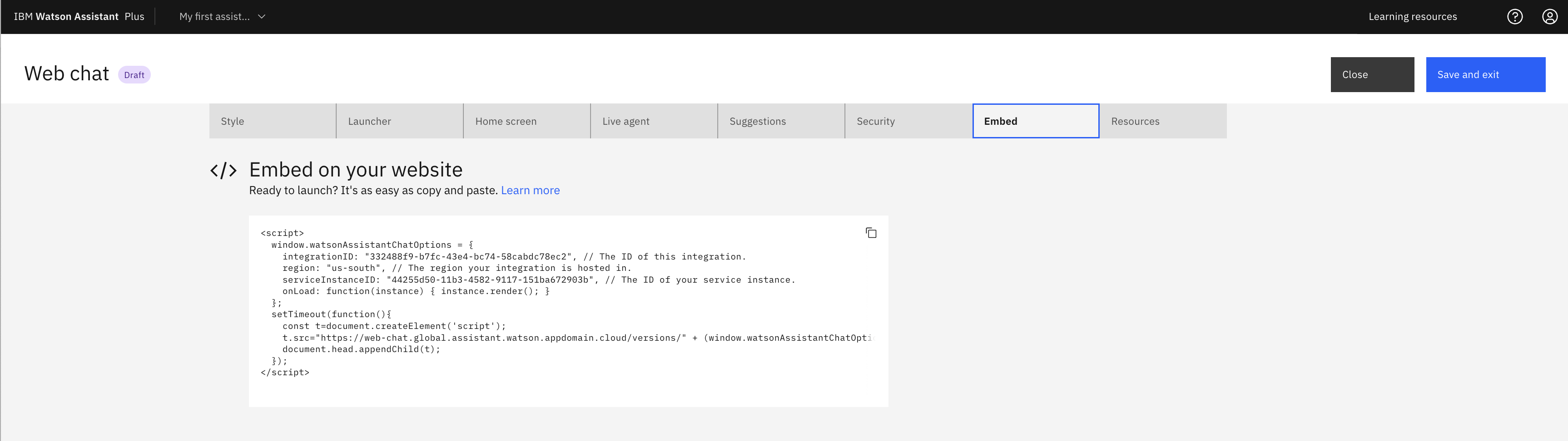 Configure And Deploy Your Watsonx Assistant Web Chat Ibm Developer